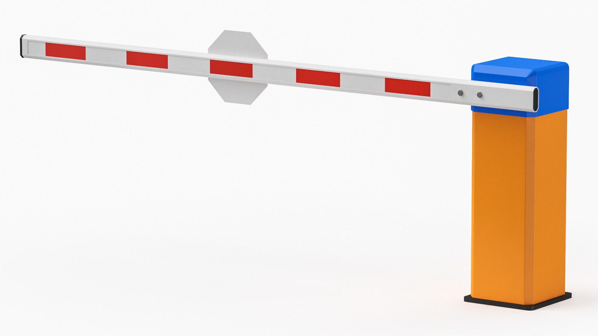 3D Car Barrier Gate 01 Model - TurboSquid 2042284