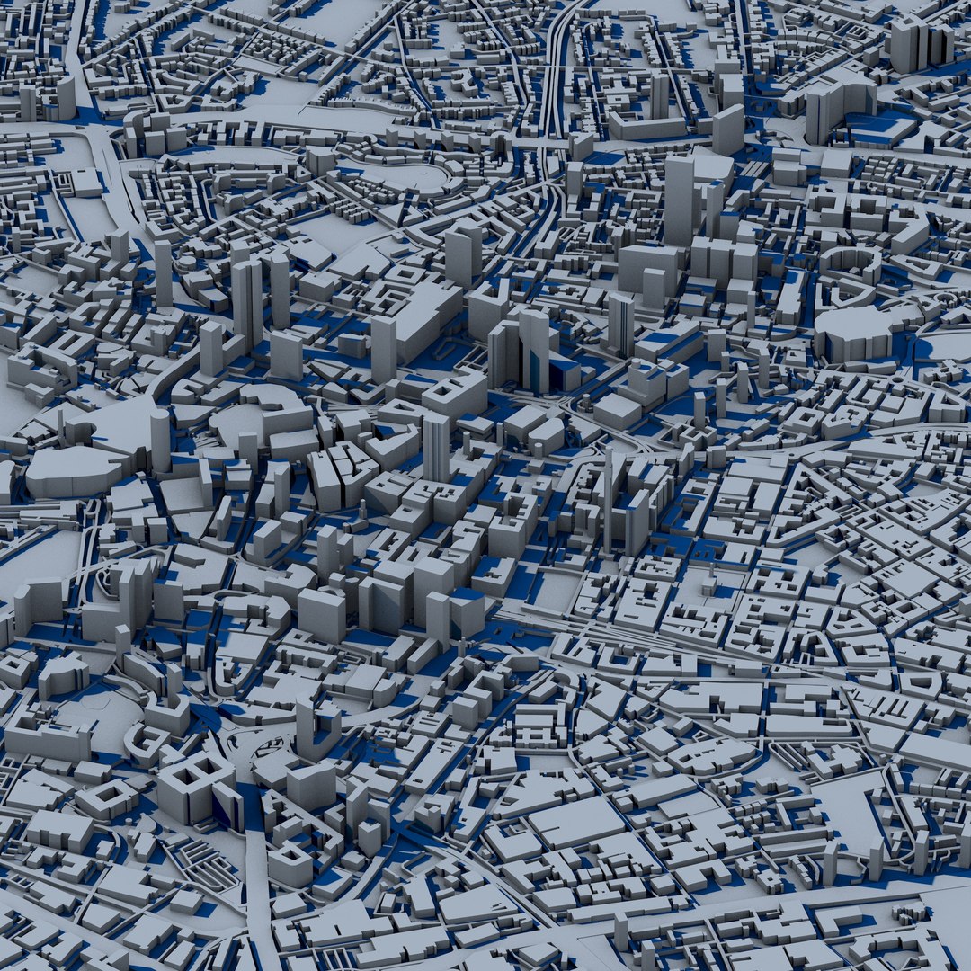 Birmingham City England 3D Model - TurboSquid 2474300