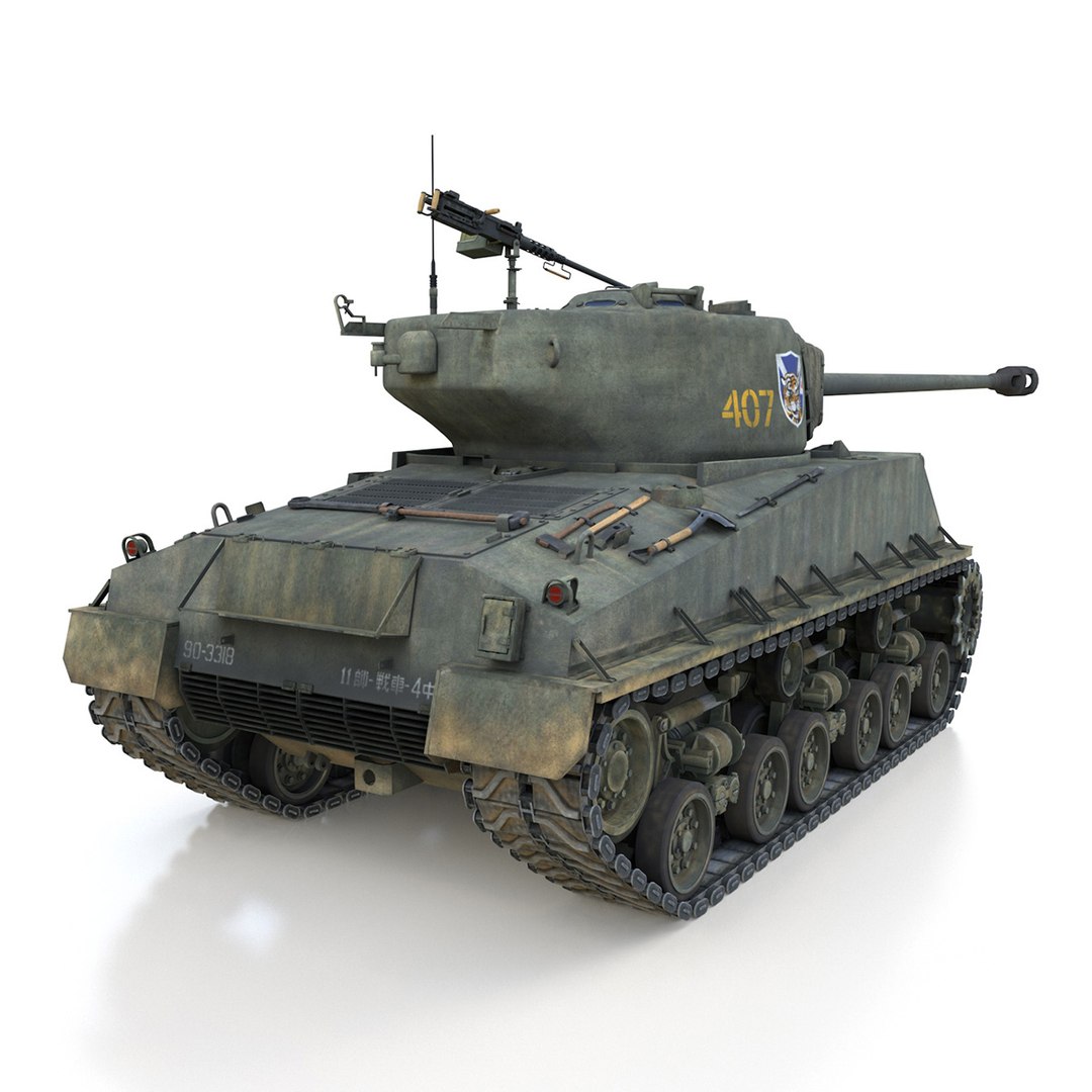 3D M4a3e8 Sherman - - TurboSquid 1290469
