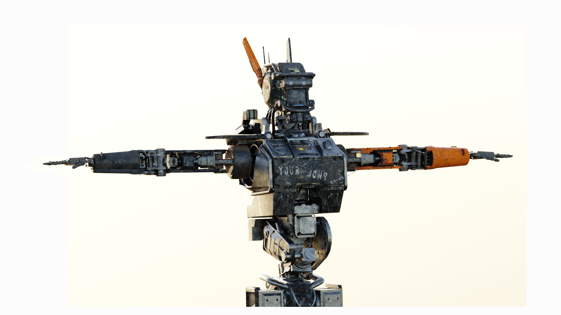 3D Chappie -4K - Includes Multiple File Formats Model - TurboSquid 2250519