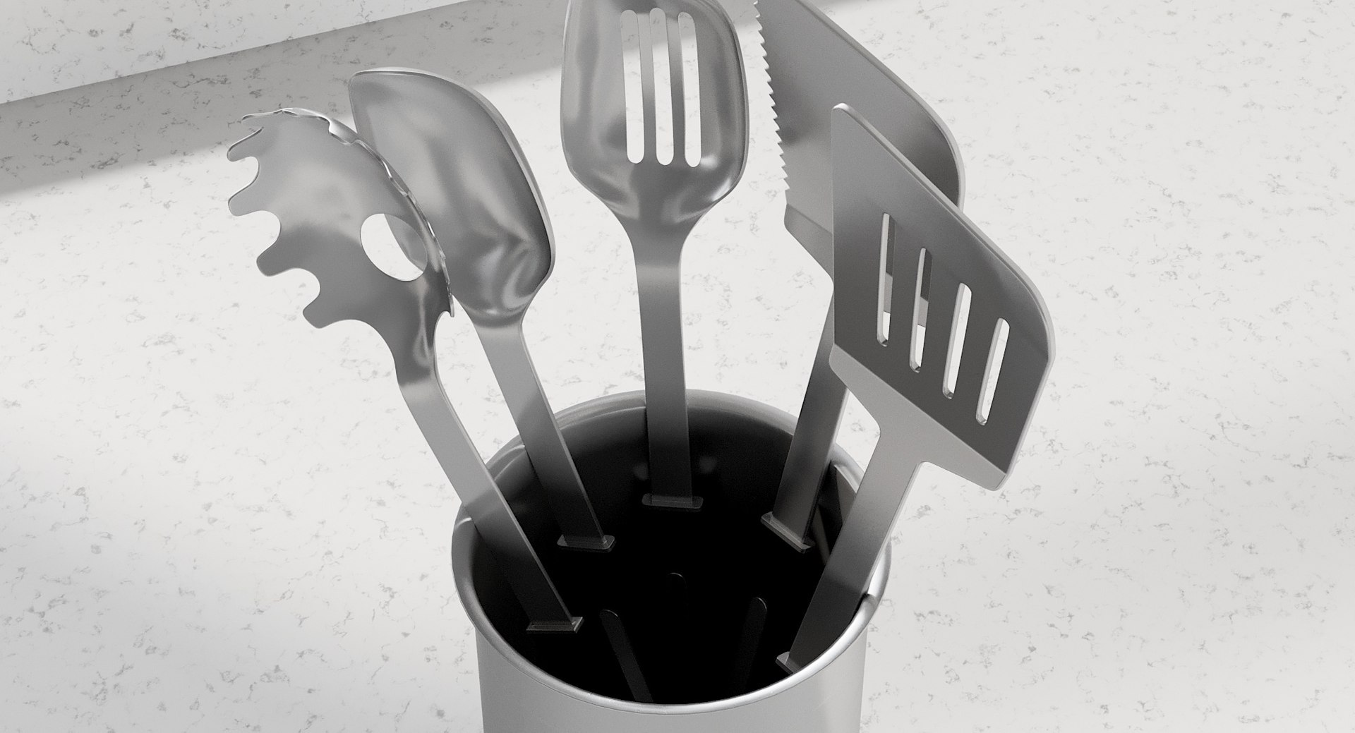 Realistic Utensils Calphalon 3D Model - TurboSquid 1446658