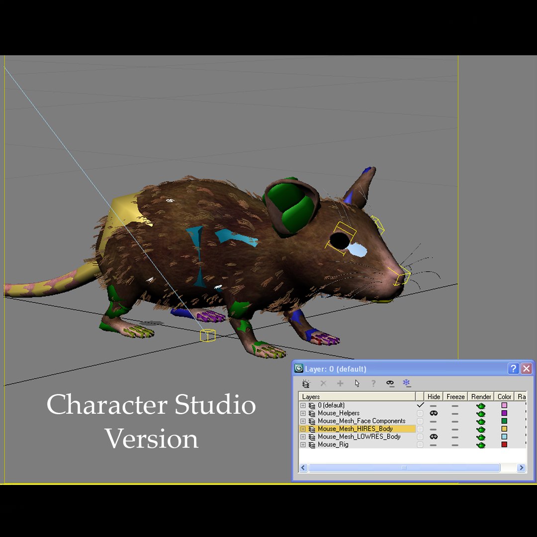 Mouse Rigged - Max