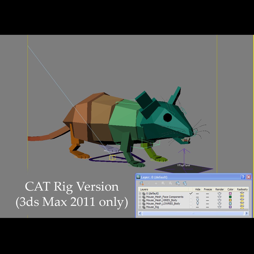 Mouse Rigged - Max