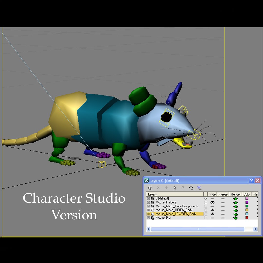 Mouse Rigged - Max