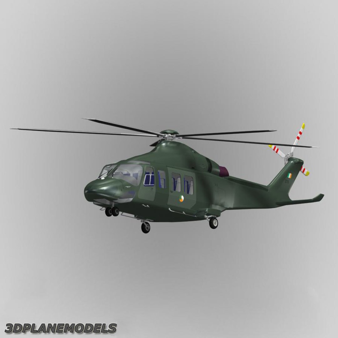 Agusta Westland Aw-139 Ireland 3d Model