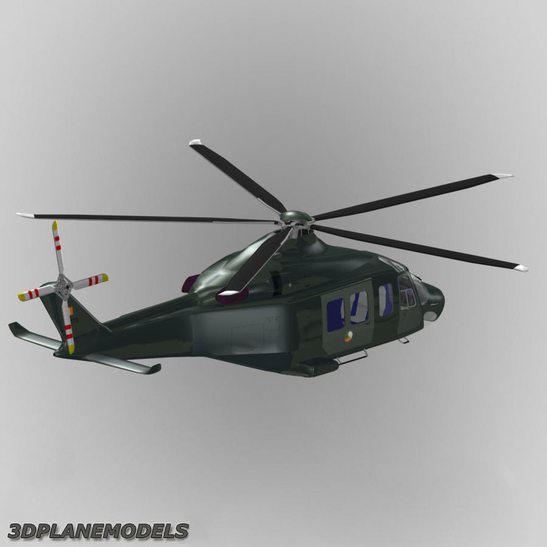 Agusta Westland Aw-139 Ireland 3d Model