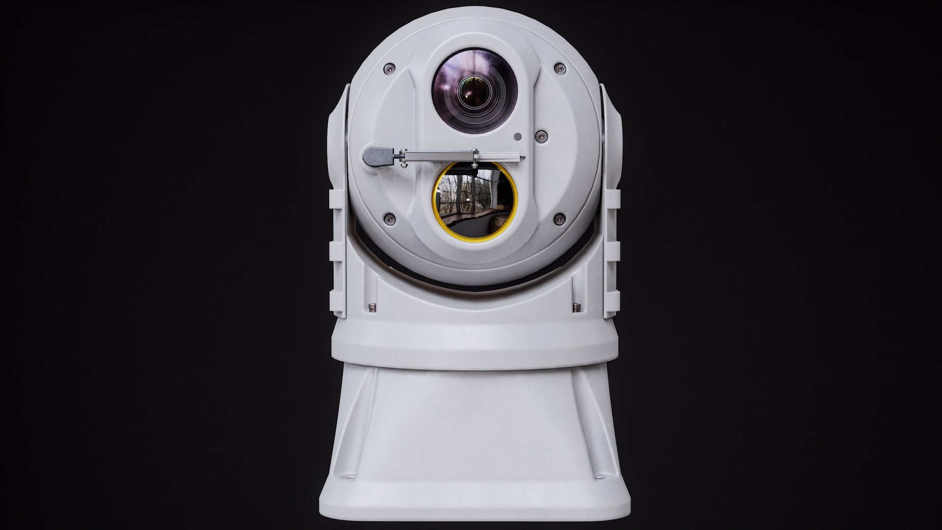 Multisensor Gyro Stabilized PTZ Camera System Type 3 PBR 3D ...