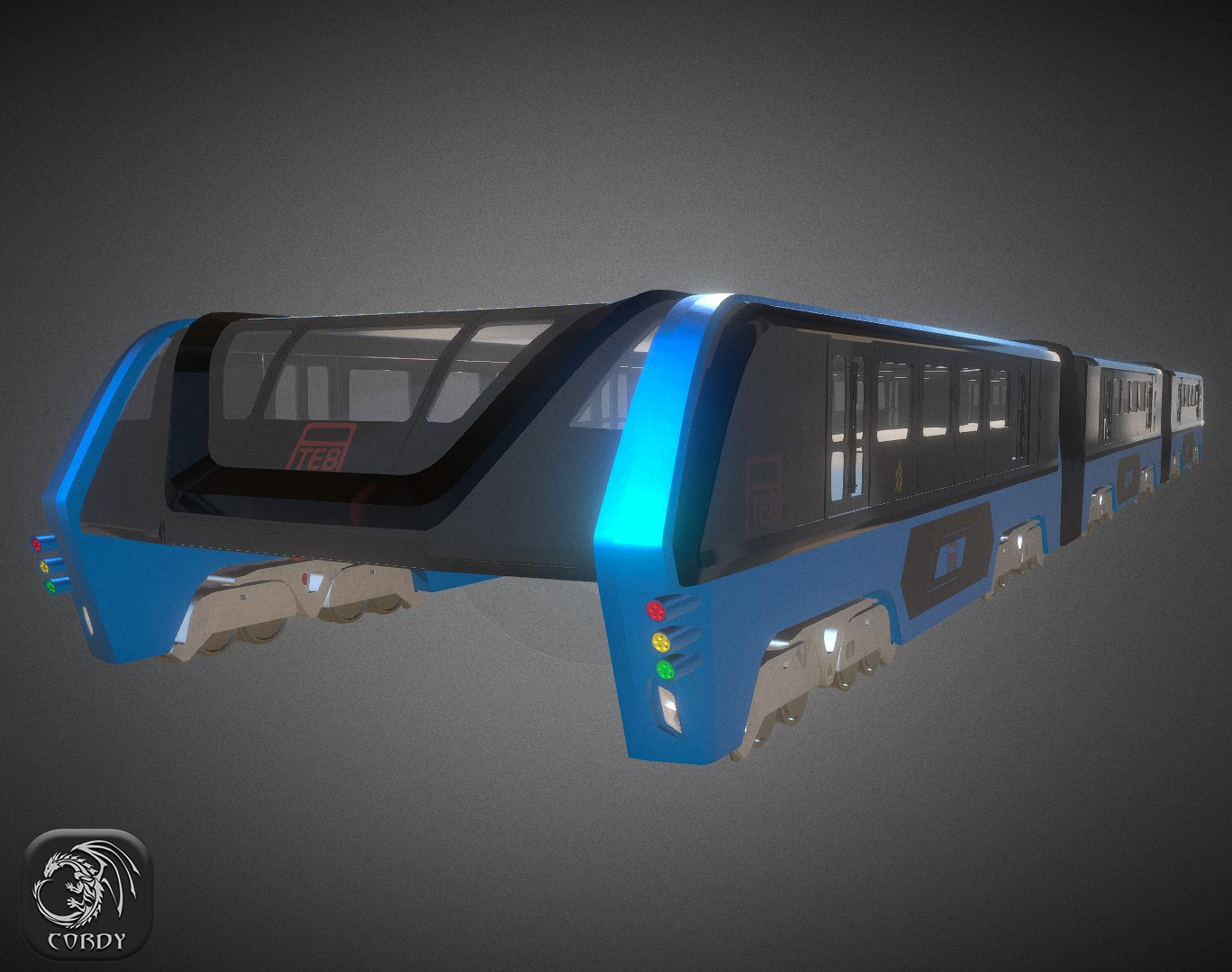 3d Model Teb Bus