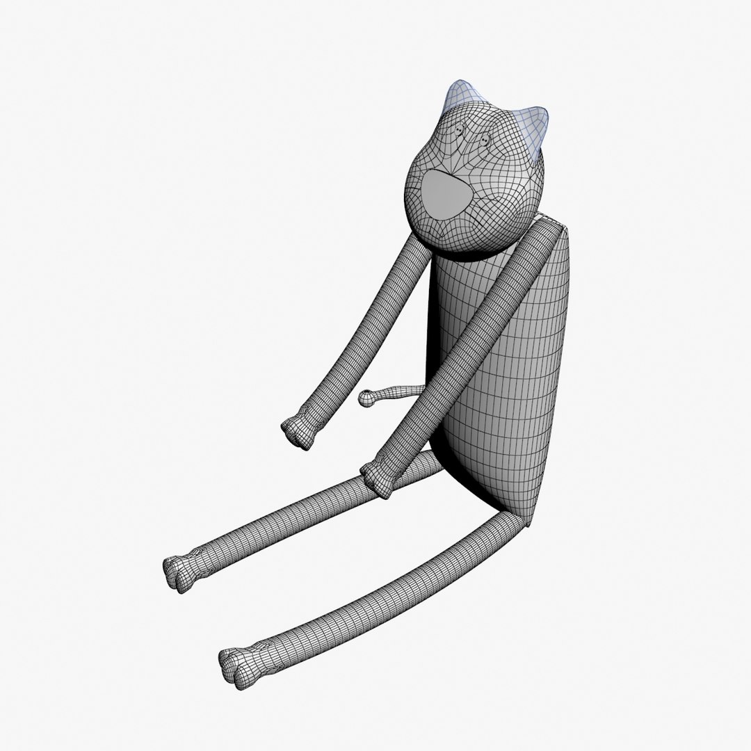 3d Model Cat Vasily