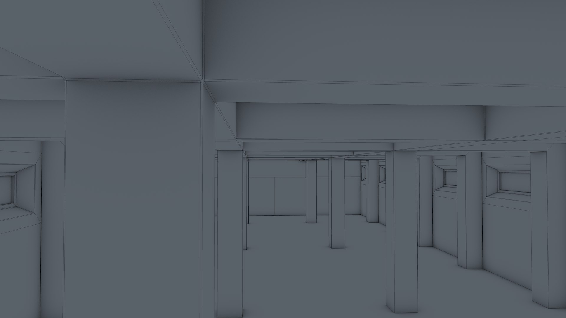 Empty Warehouse Model - TurboSquid 2519322