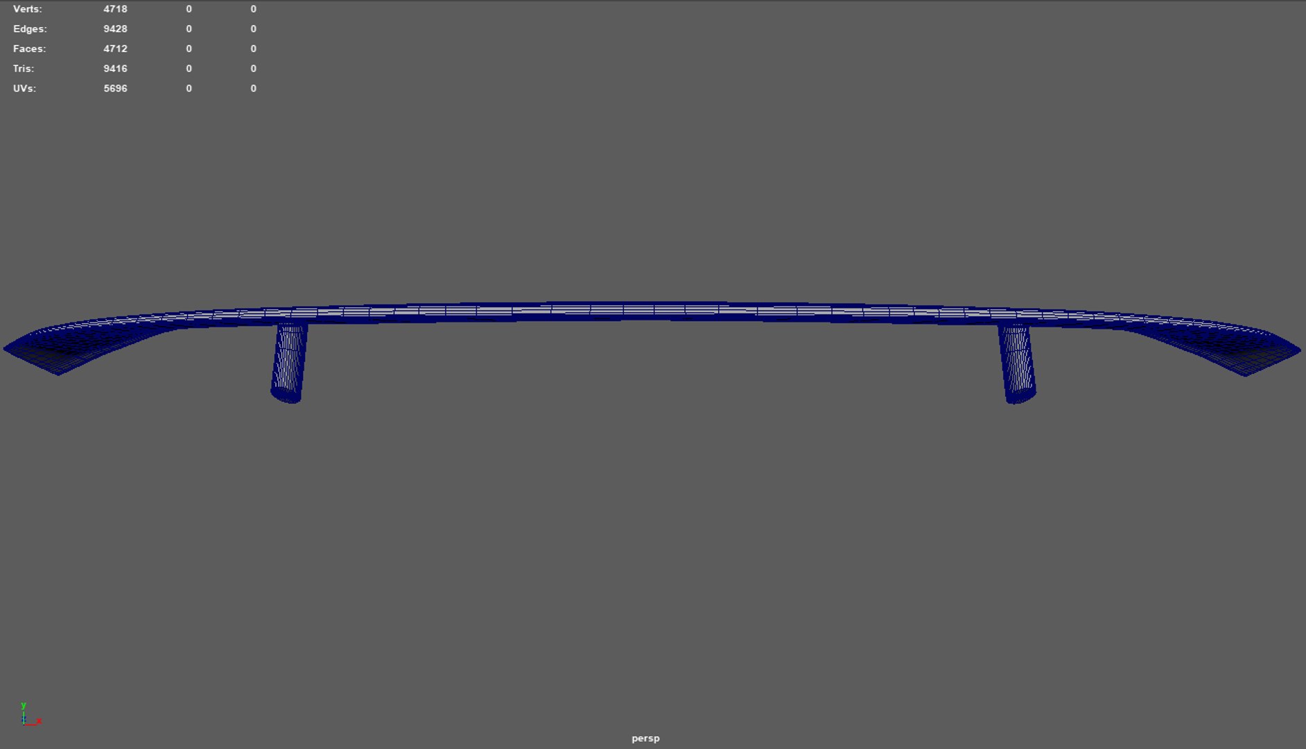 3D Car Spoiler 03 - TurboSquid 1894587