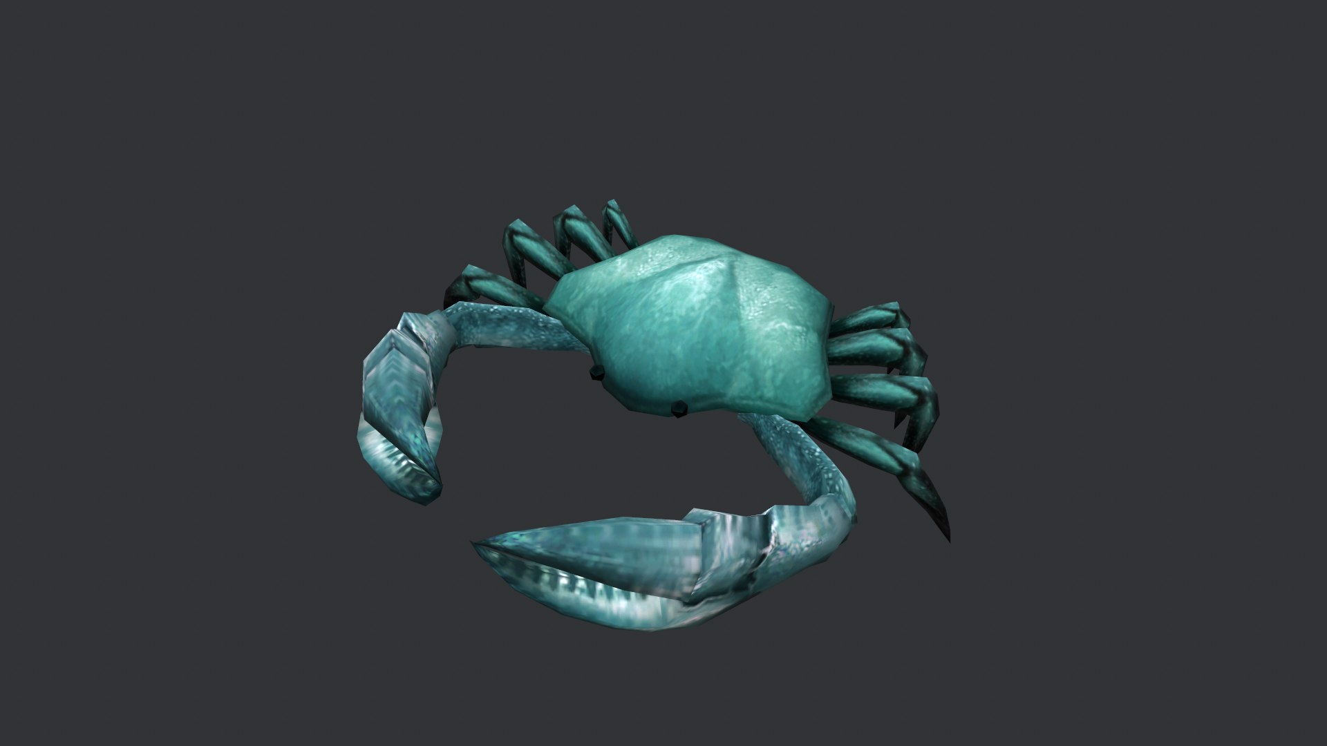3D low-poly aniamted crab model - TurboSquid 2045186