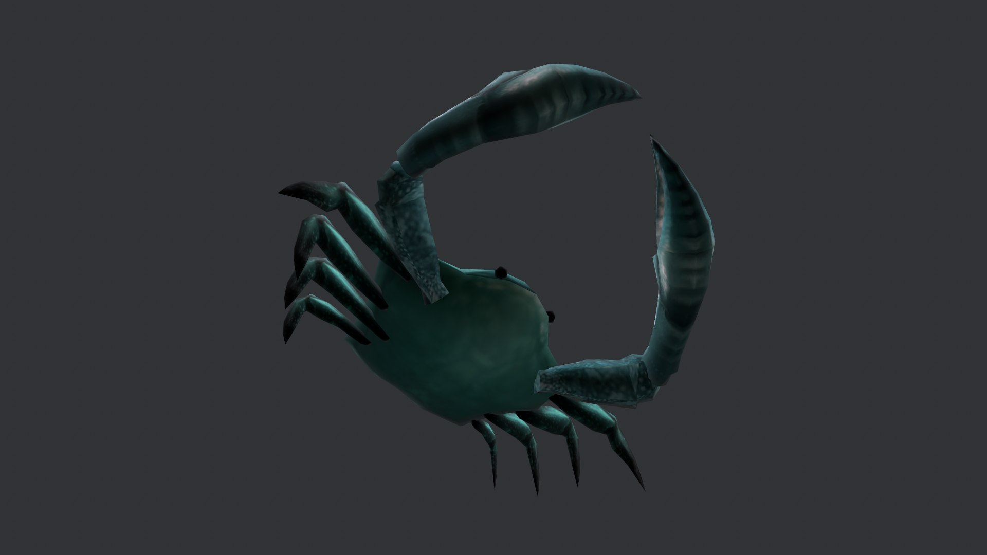 3D low-poly aniamted crab model - TurboSquid 2045186