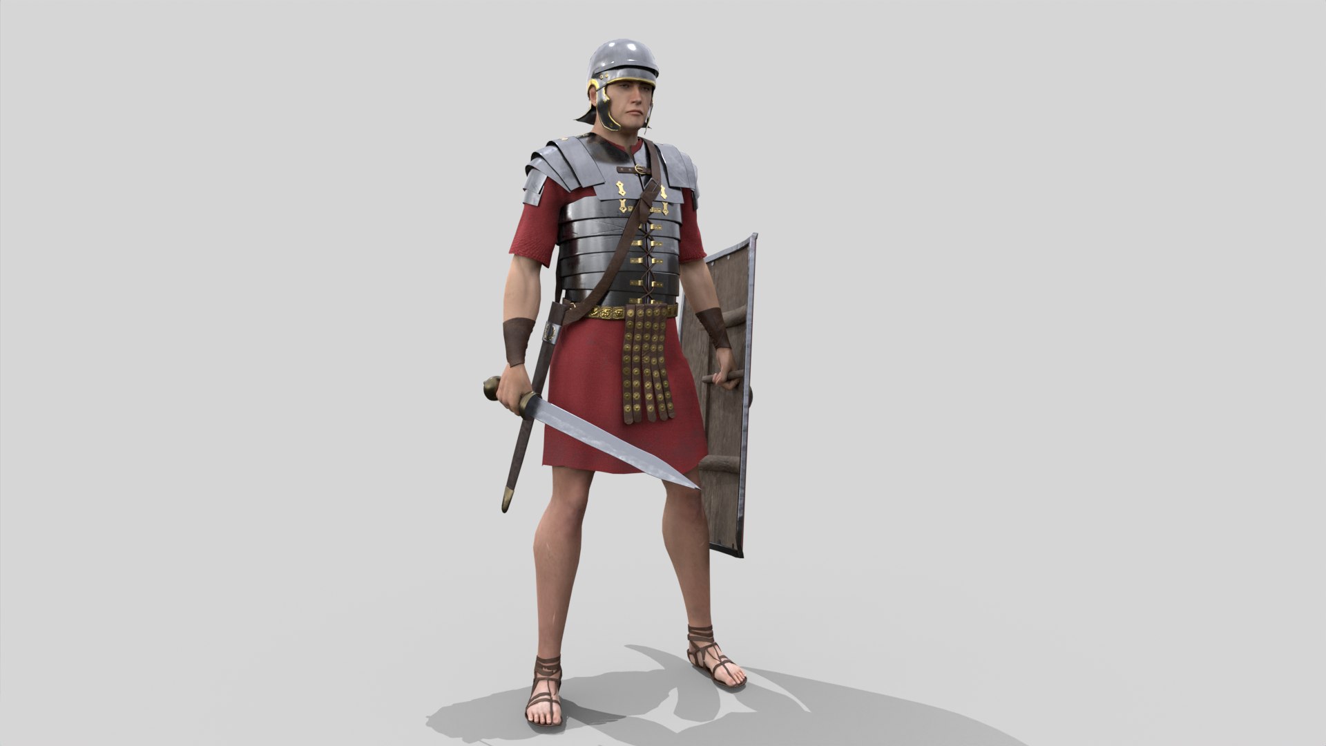 Roman Legionary 3D Model - TurboSquid 2209502