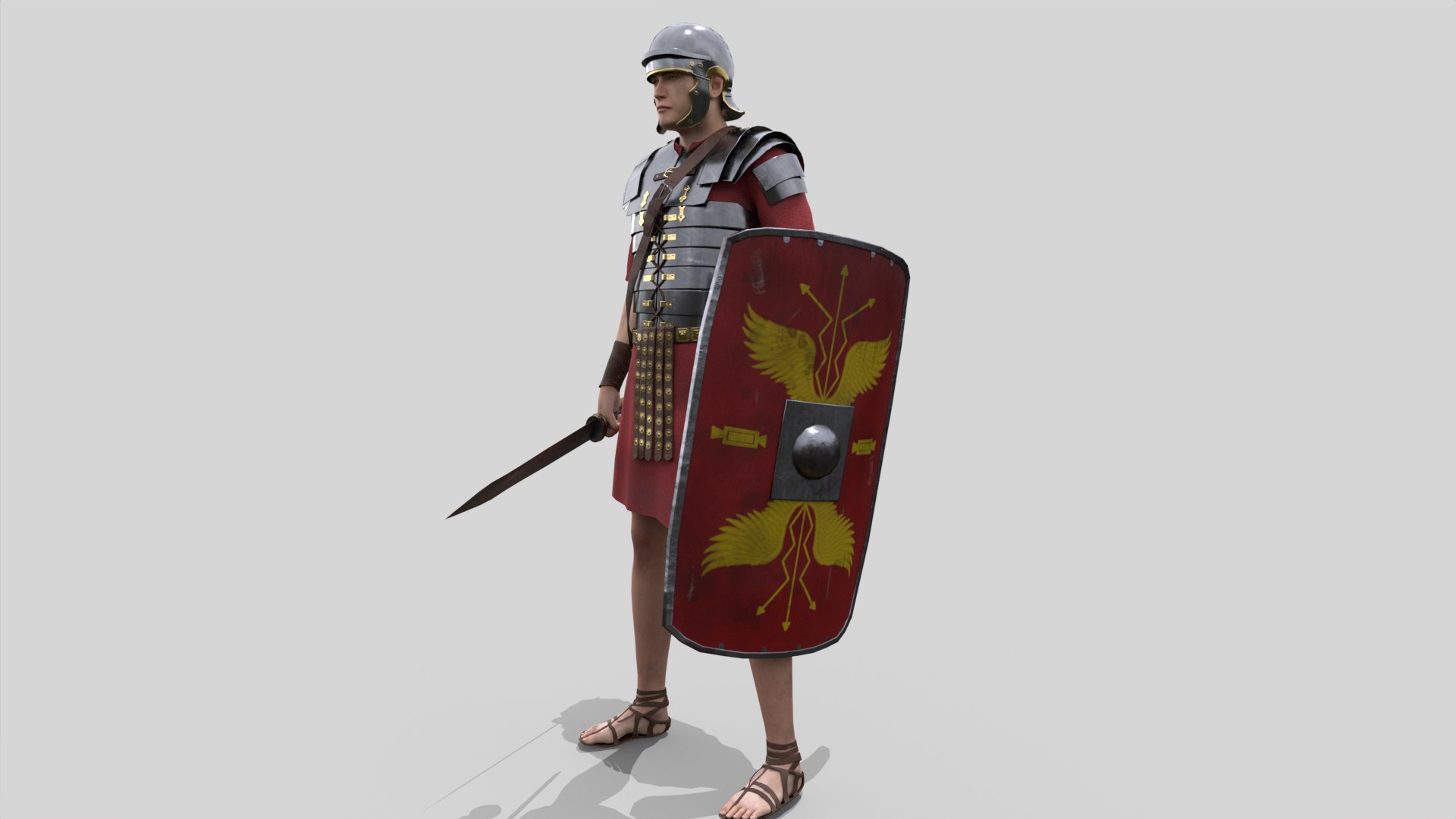 Roman Legionary 3D Model - TurboSquid 2209502