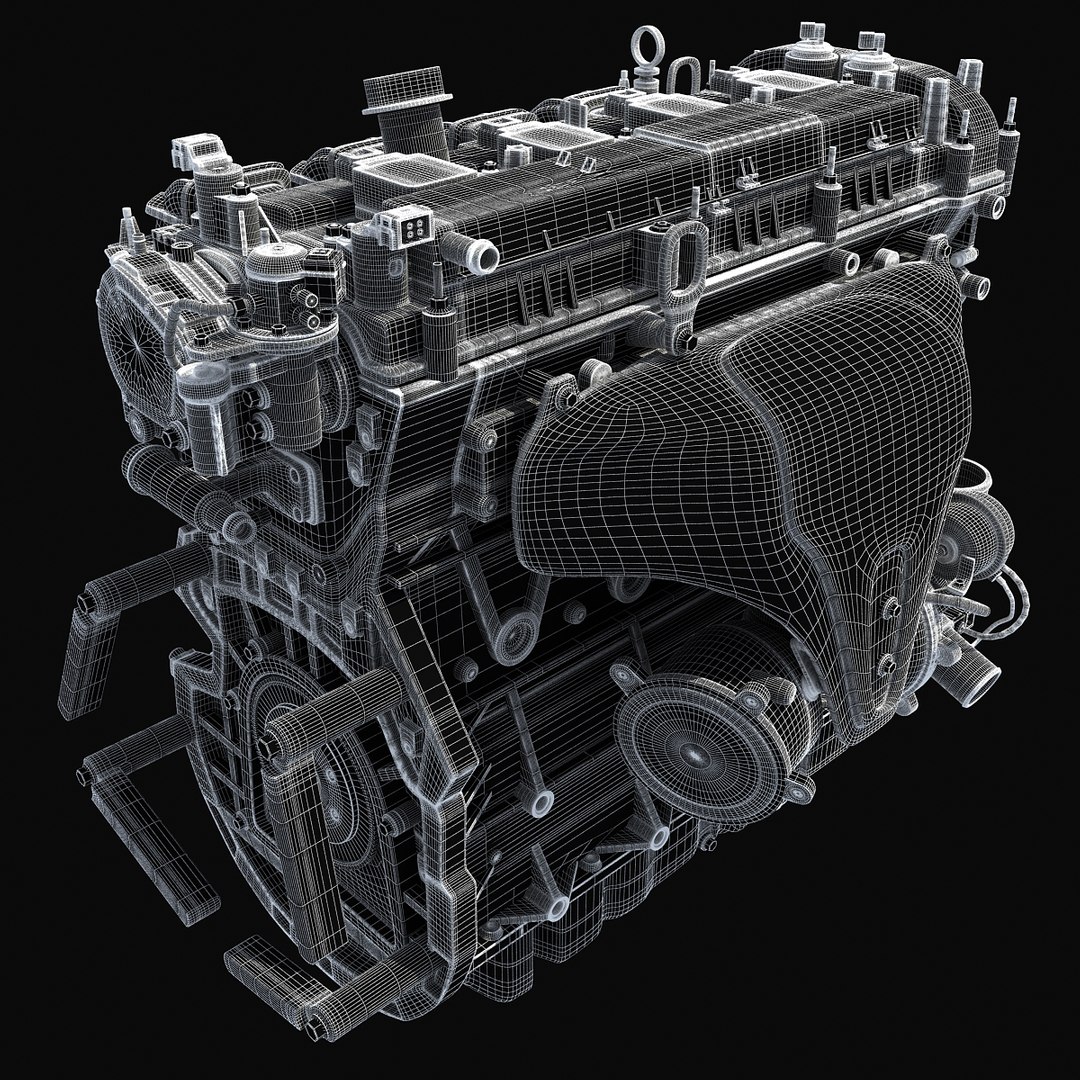 3d Model Escape Engine Modeled