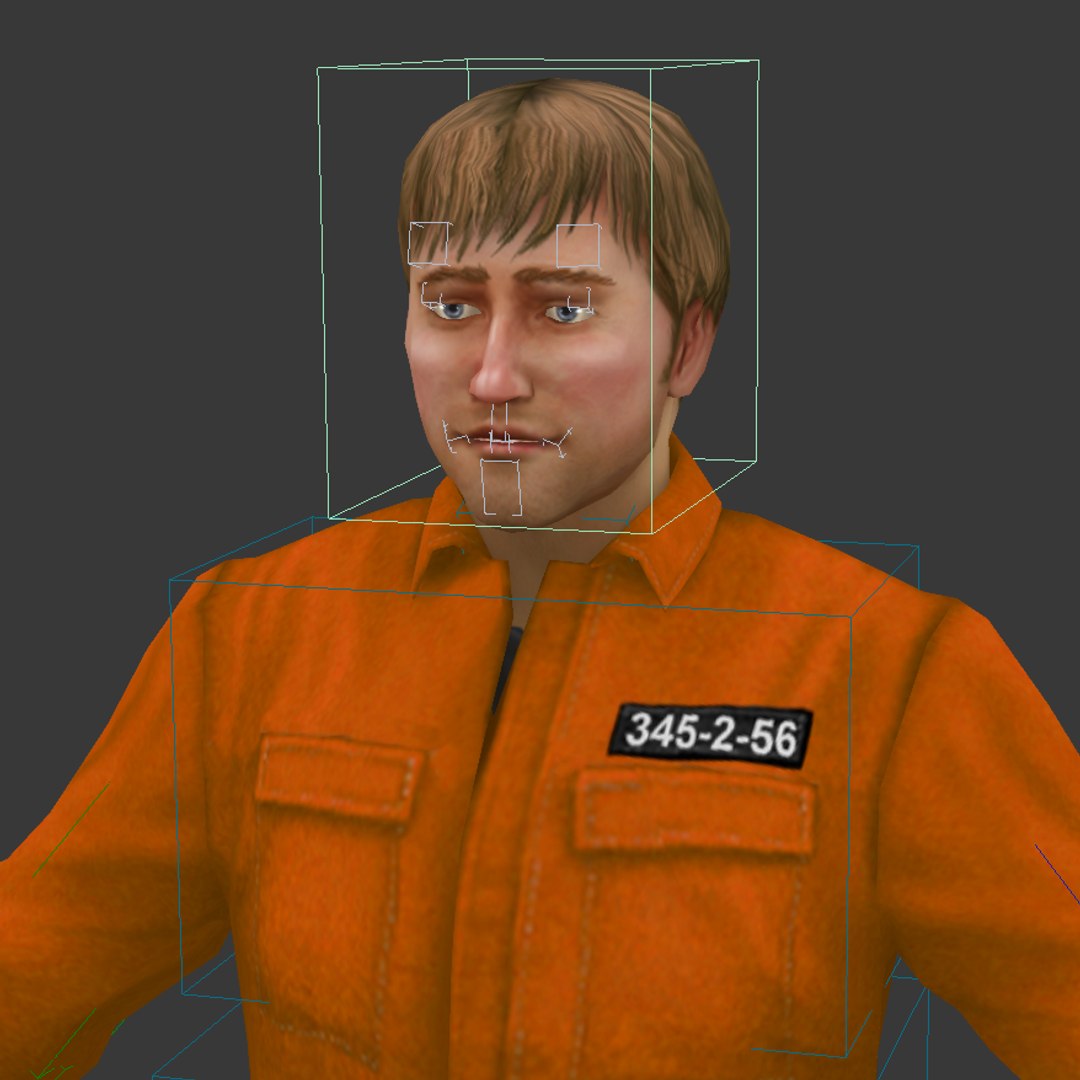 Prisoner Rig Animation 3d Model