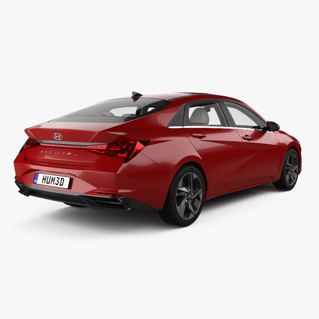 3D Hyundai Elantra US-spec with HQ interior 2020 - TurboSquid 1976037