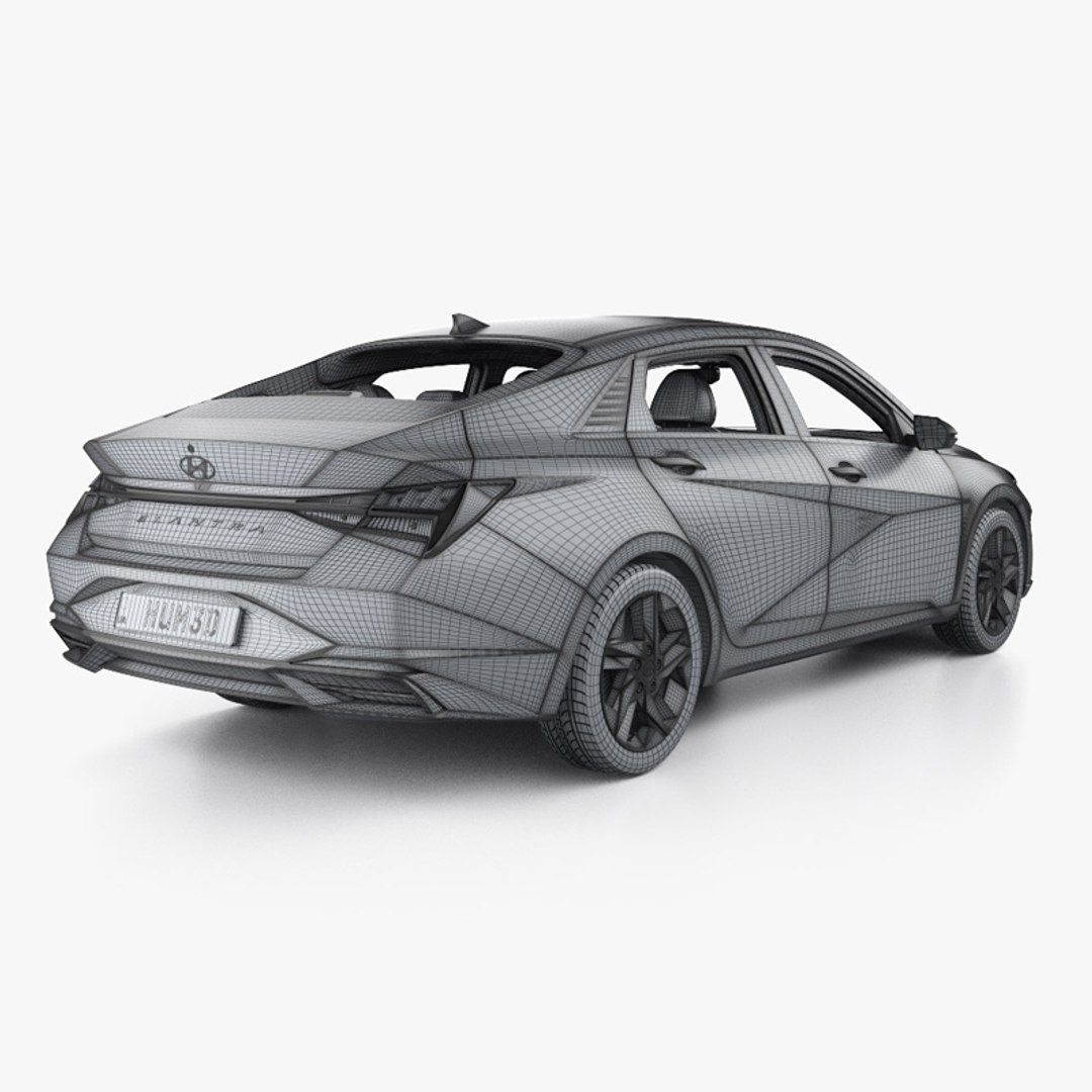 3D Hyundai Elantra US-spec with HQ interior 2020 - TurboSquid 1976037