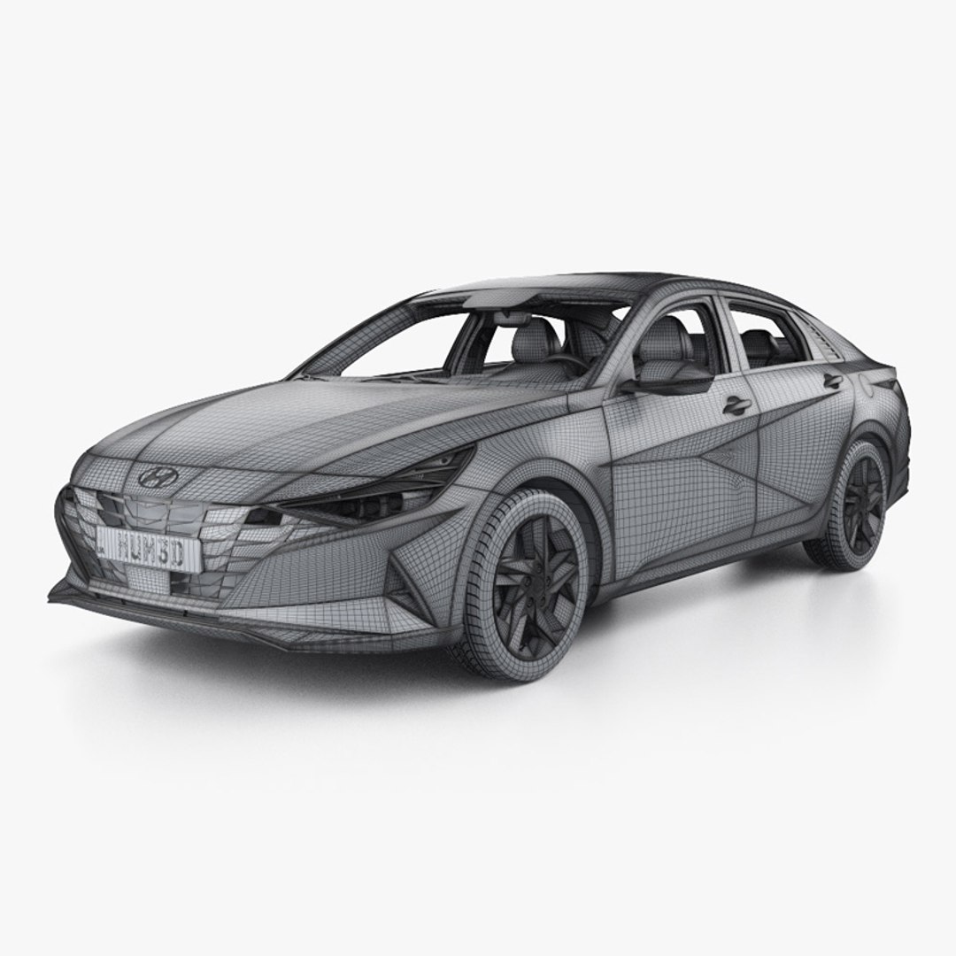 3D Hyundai Elantra US-spec with HQ interior 2020 - TurboSquid 1976037