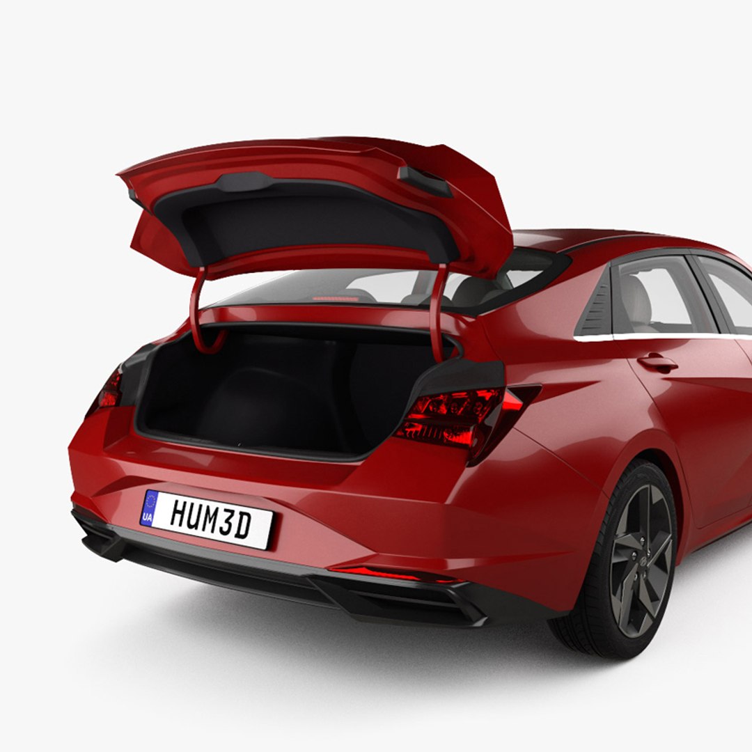 3D Hyundai Elantra US-spec with HQ interior 2020 - TurboSquid 1976037