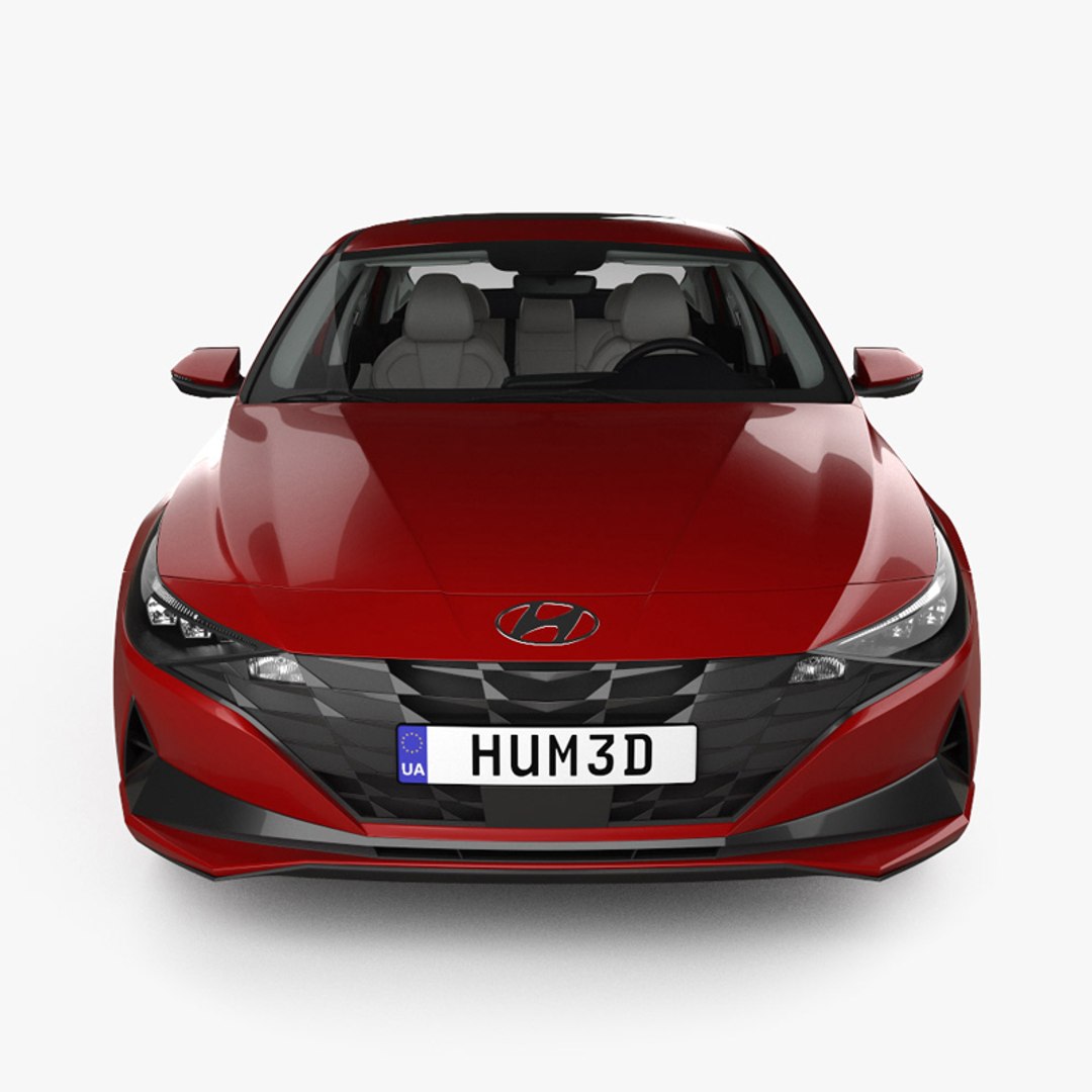 3D Hyundai Elantra US-spec with HQ interior 2020 - TurboSquid 1976037