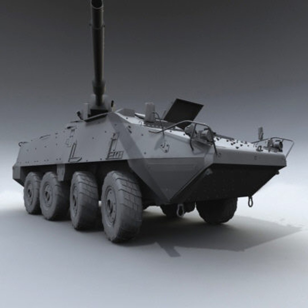 Armored Lav Iii 3d Model