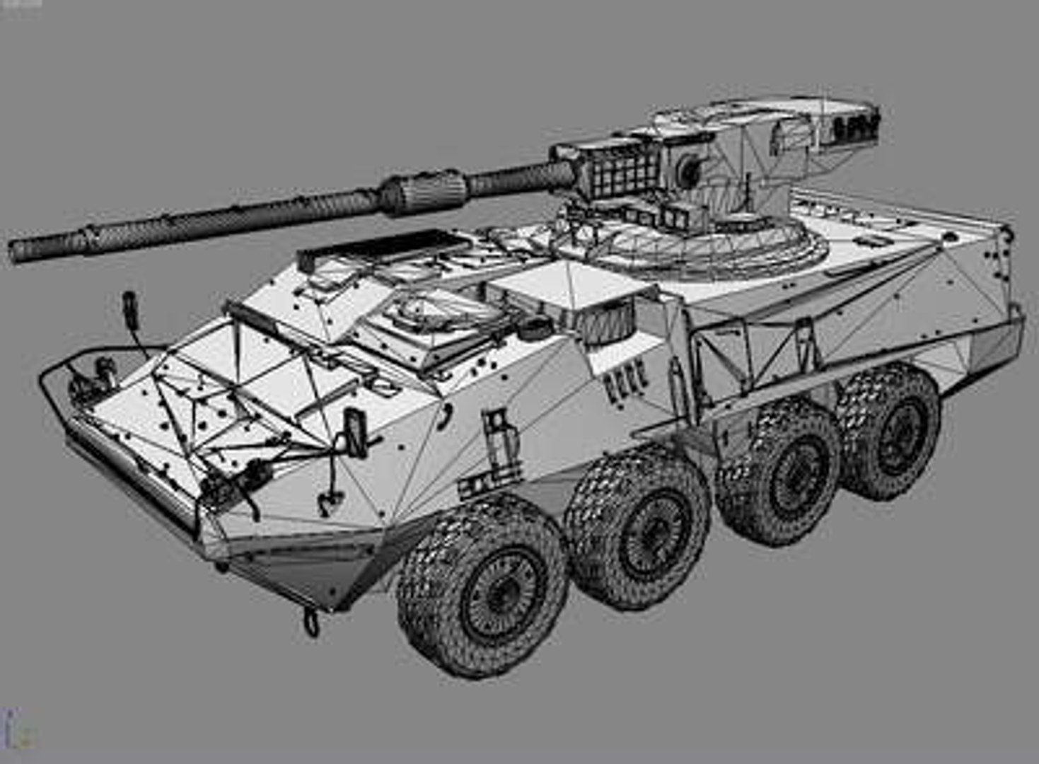 Armored Lav Iii 3d Model