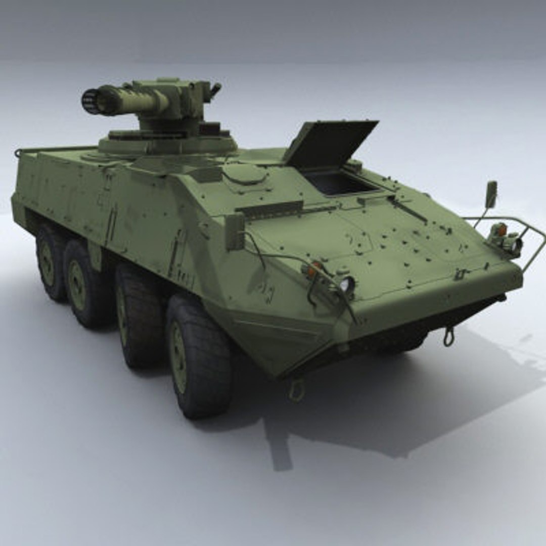Armored Lav Iii 3d Model