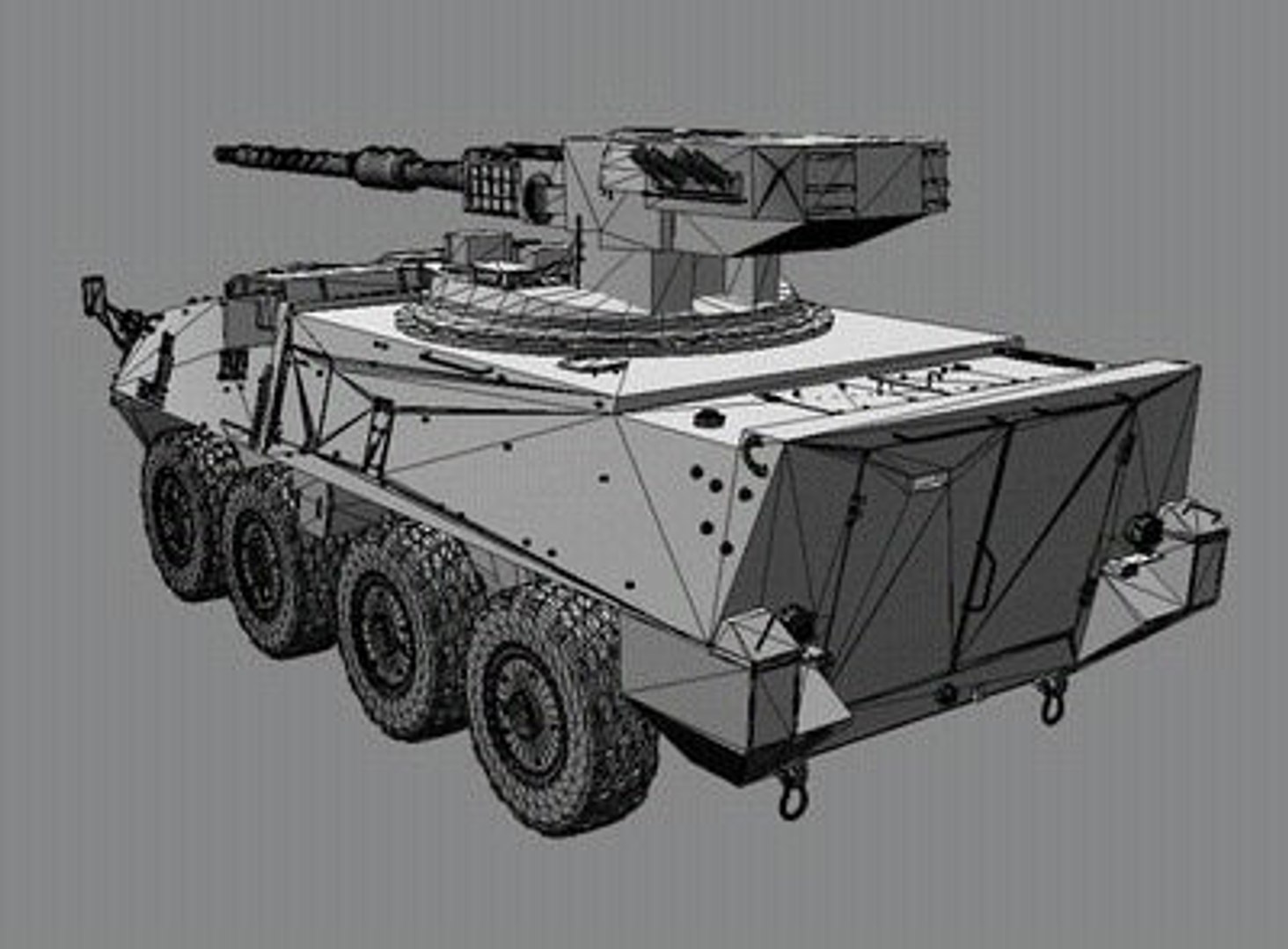 Armored Lav Iii 3d Model