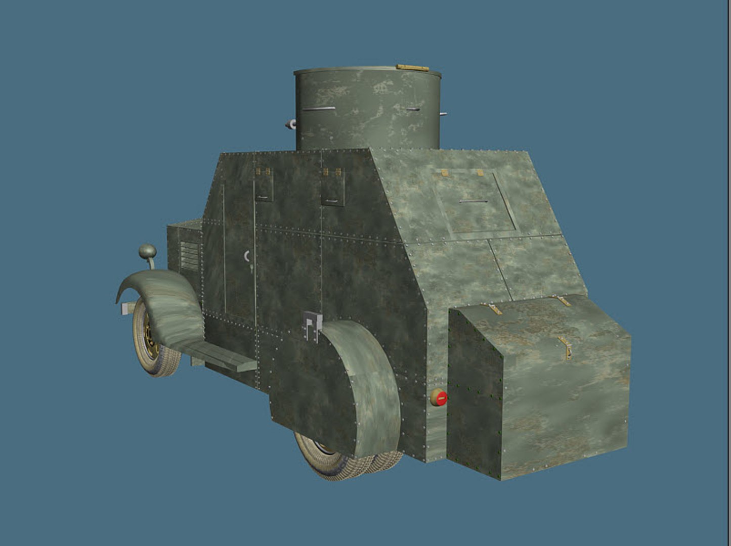 3d Wwi Tank Model