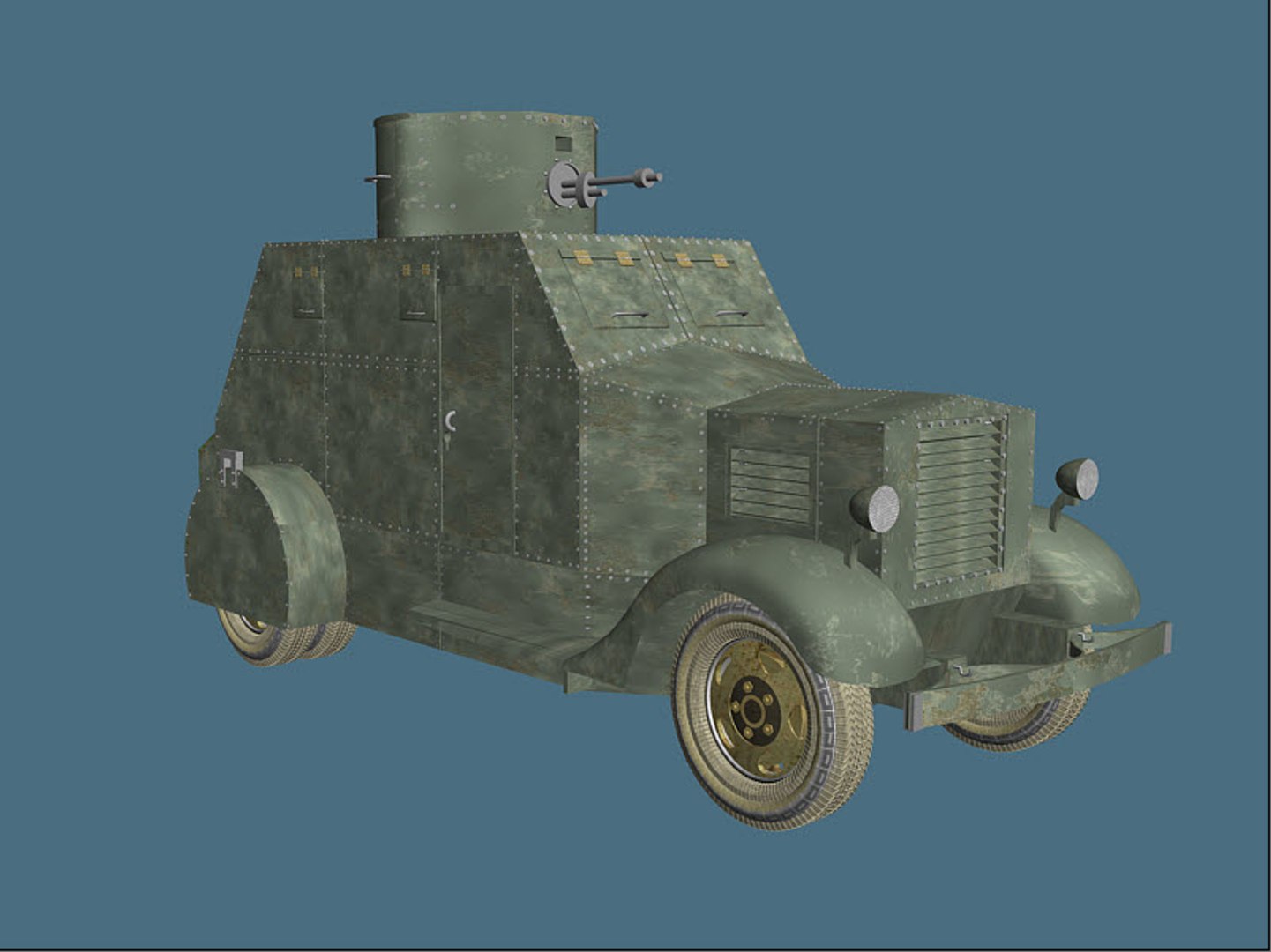 3d Wwi Tank Model