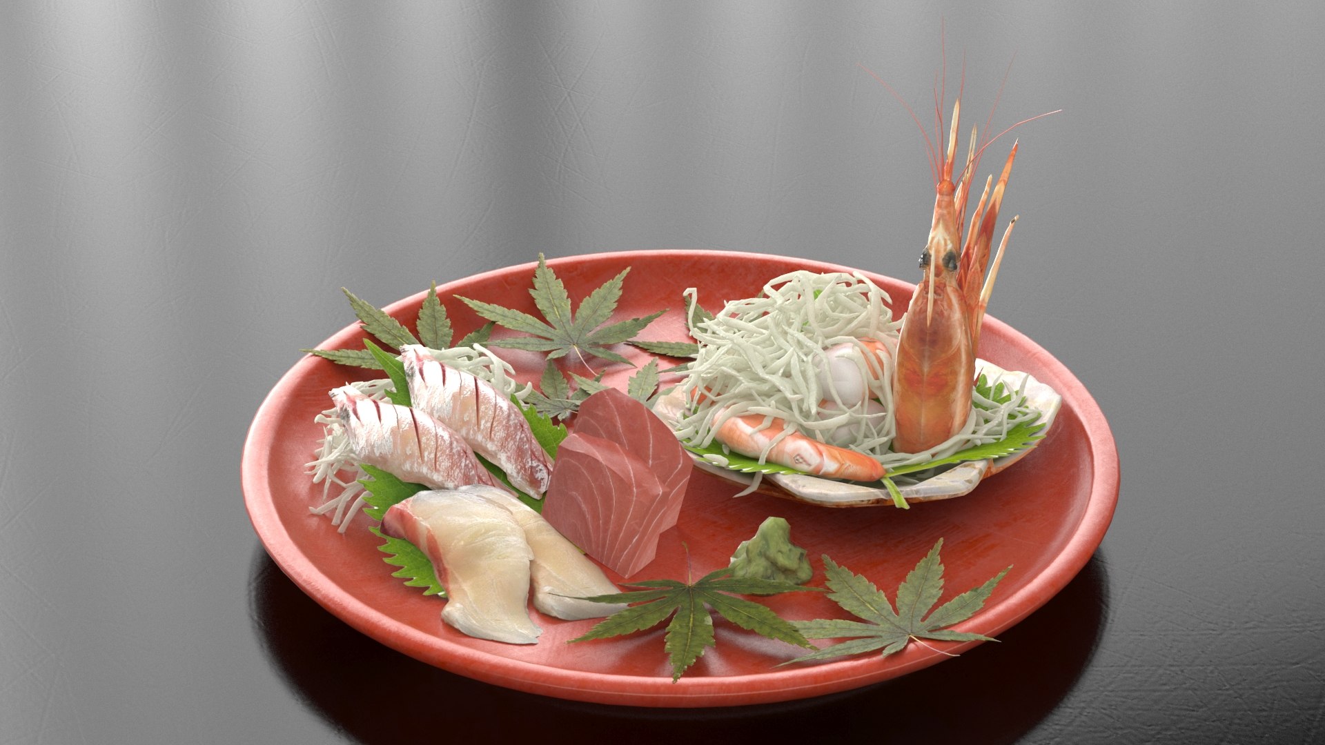3D Sashimi Set - TurboSquid 2160621