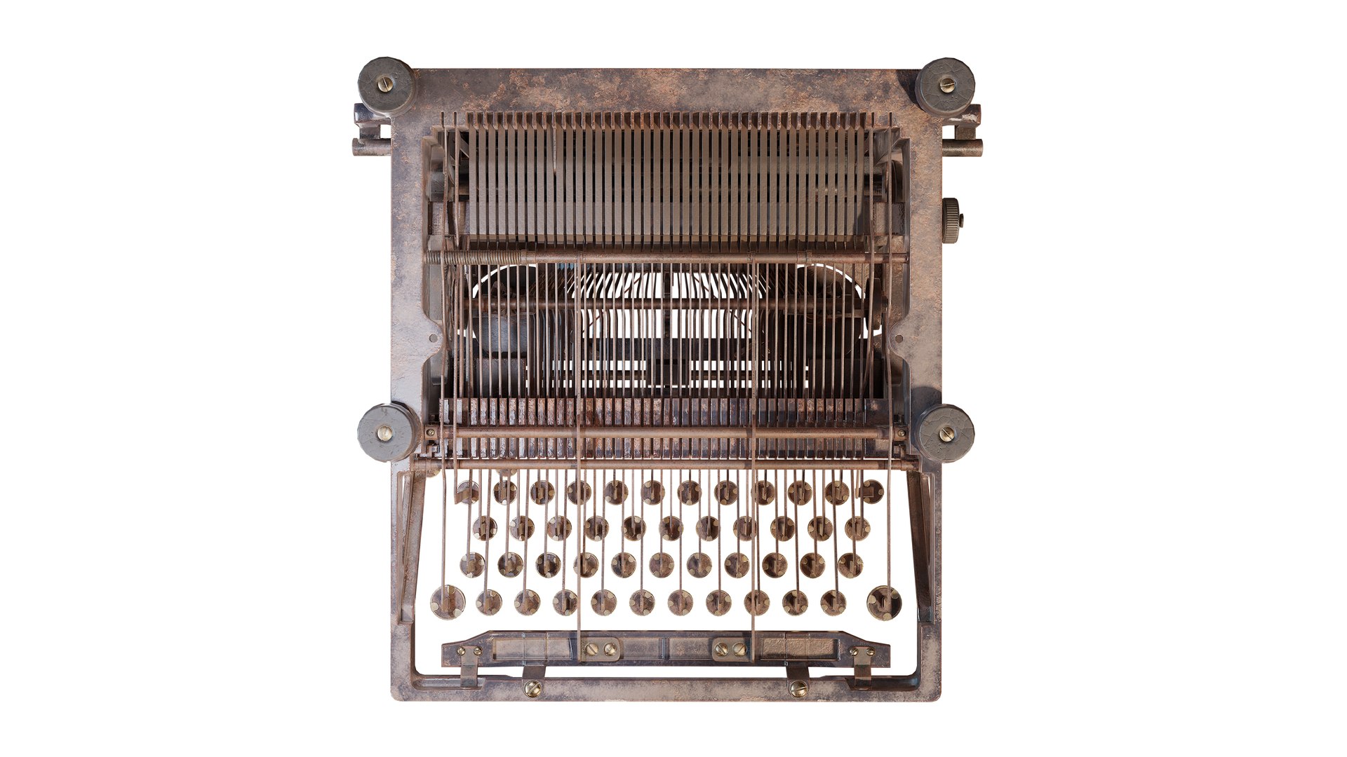 Underwood Typewriter Model - TurboSquid 1984707