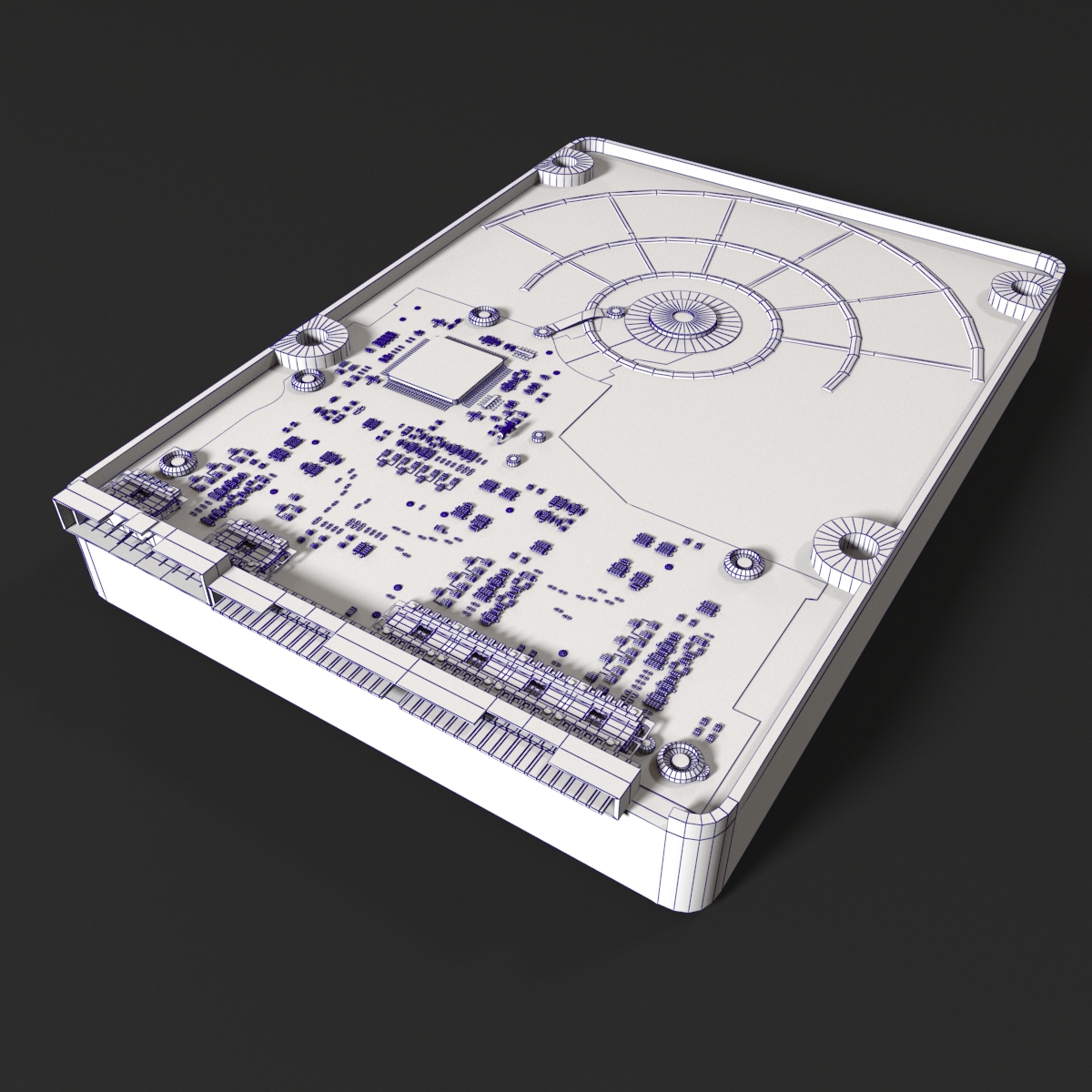 3D computer hard drive - TurboSquid 1332637