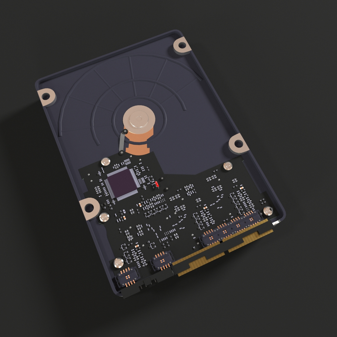 3D computer hard drive - TurboSquid 1332637