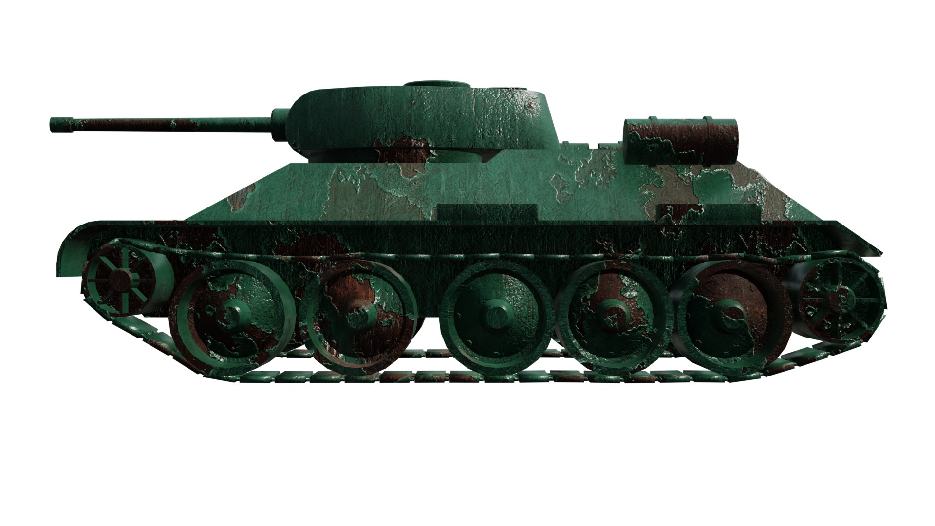 3D T-34 Stylized - TurboSquid 2259330