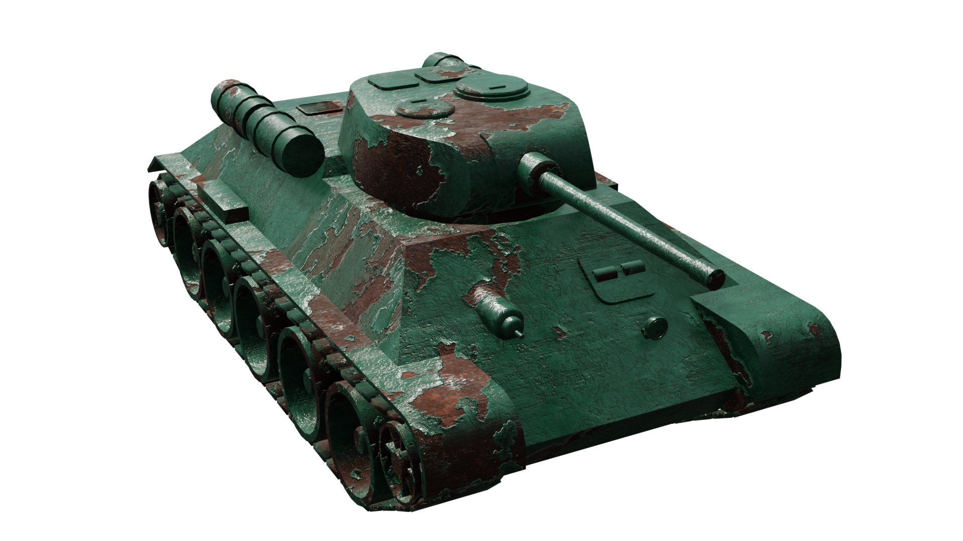 3D T-34 Stylized - TurboSquid 2259330