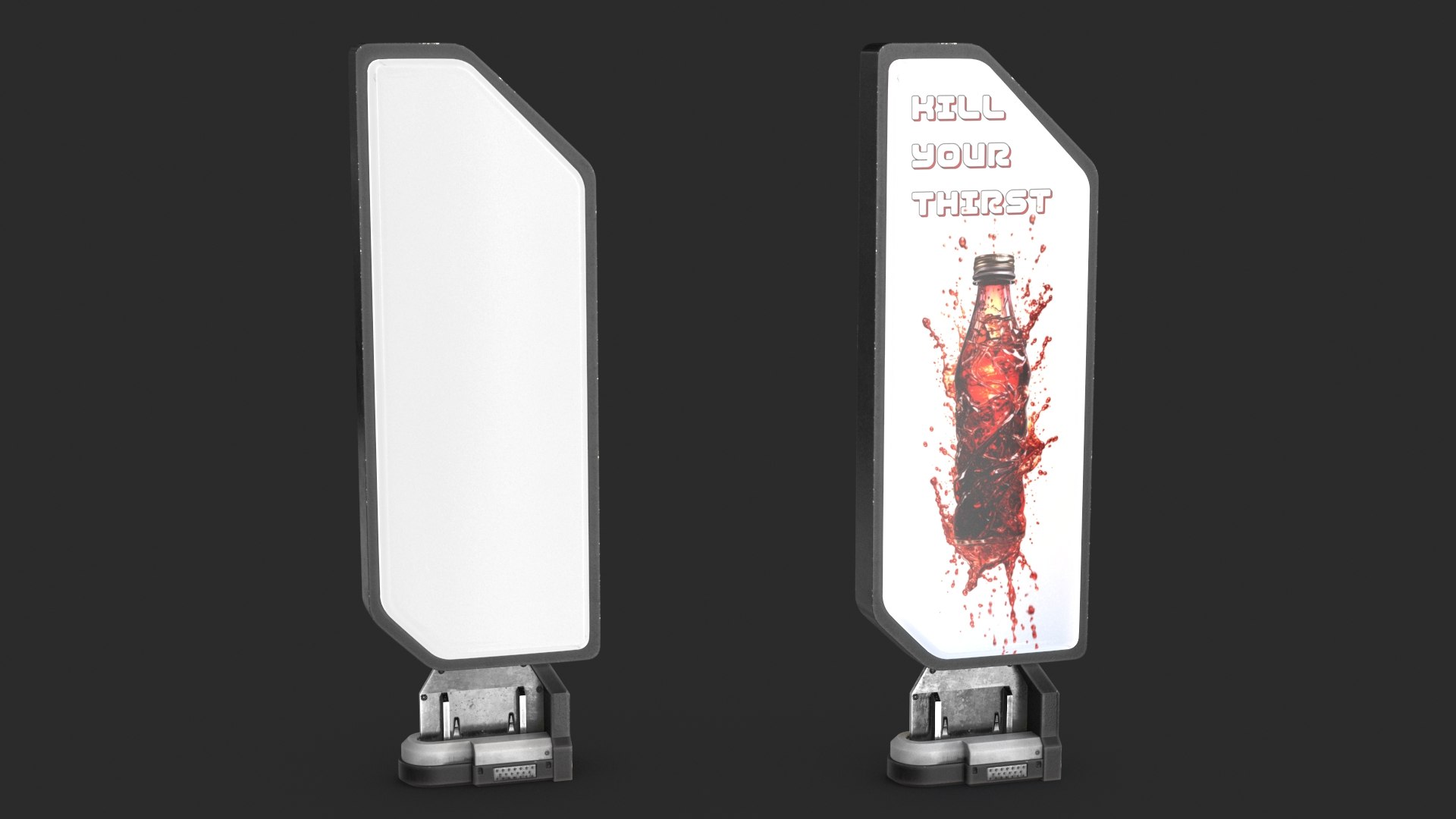 3D Sci-fi Billboard Sign V3 Model - TurboSquid 2134078