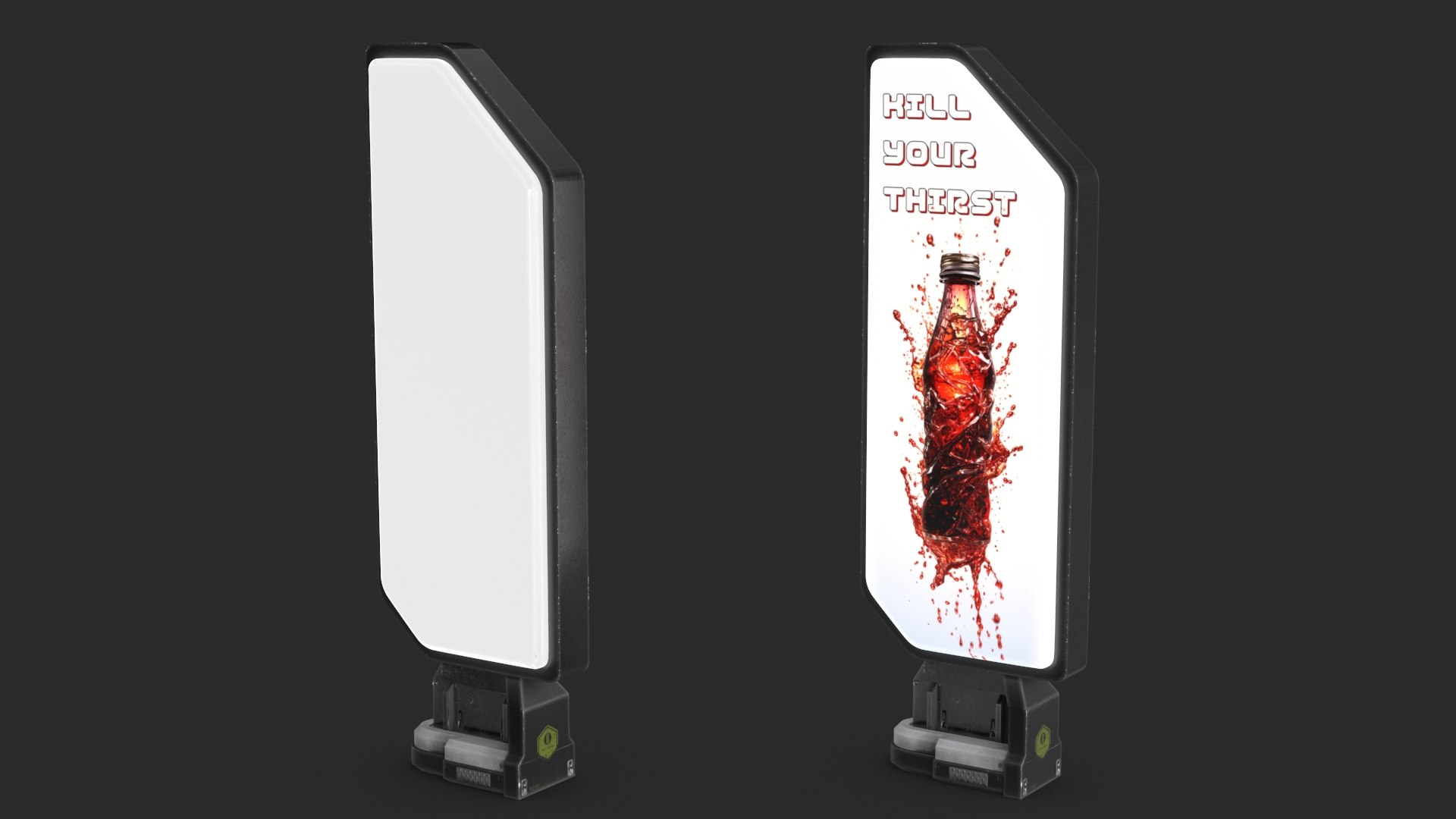 3D Sci-fi Billboard Sign V3 Model - TurboSquid 2134078