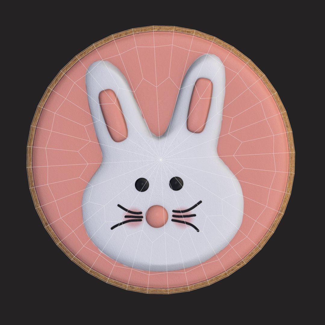 3D Easter Sugar Cookies - TurboSquid 1884016