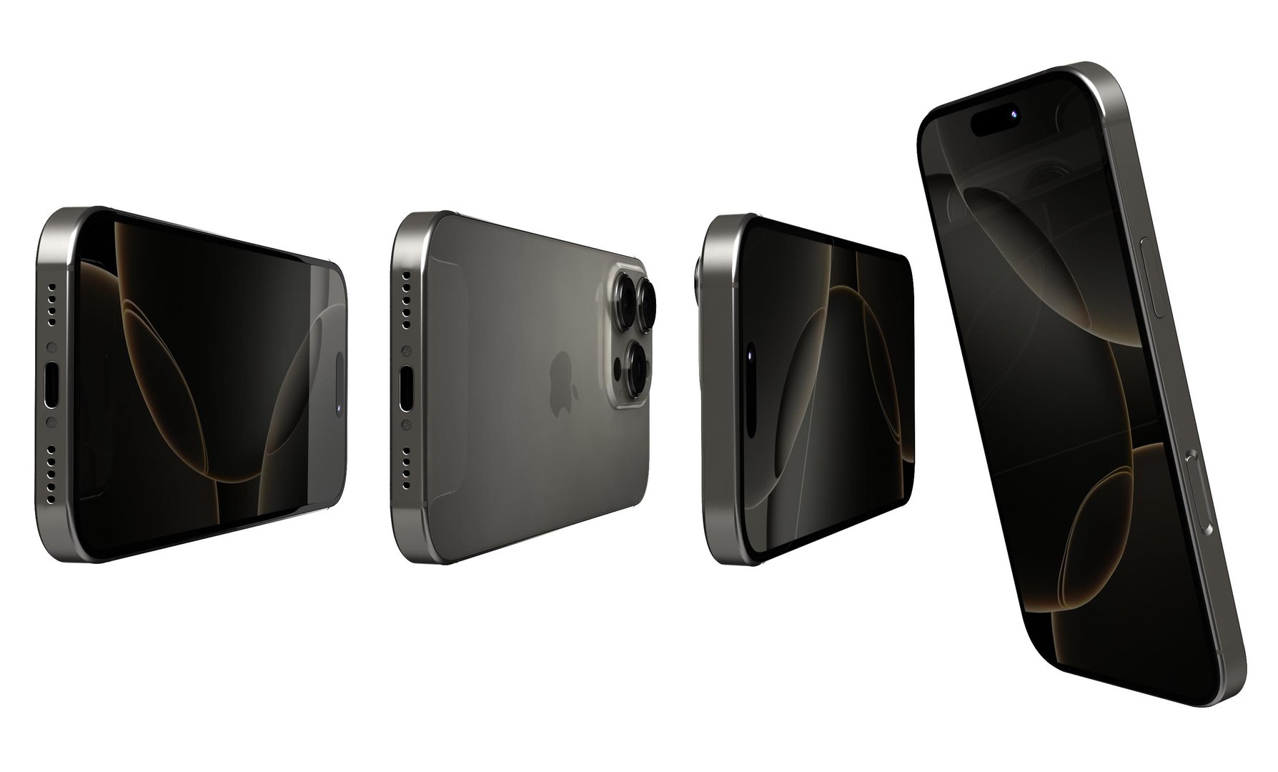 Apple IPhone 16 Pro Natural Titanium 3D Model - TurboSquid 2281813