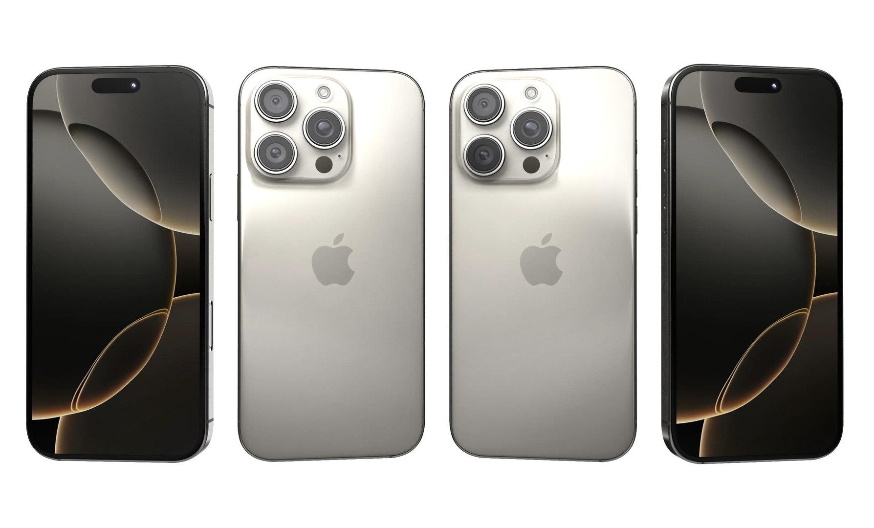 Apple IPhone 16 Pro Natural Titanium 3D Model - TurboSquid 2281813