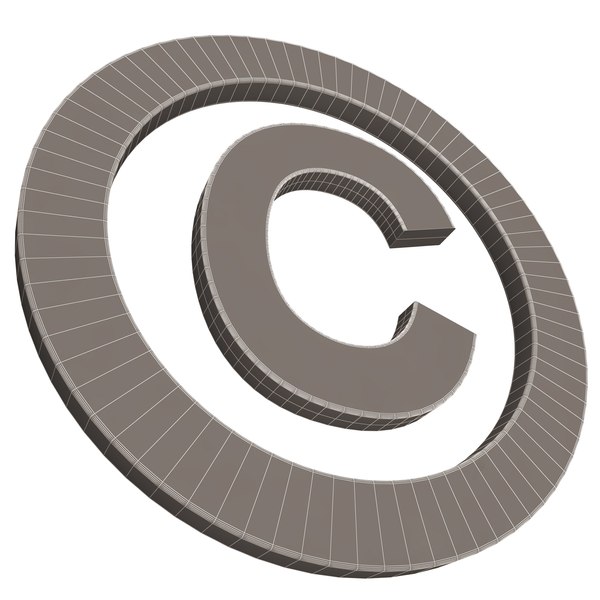 3D model Copyright Icon - TurboSquid 1855623