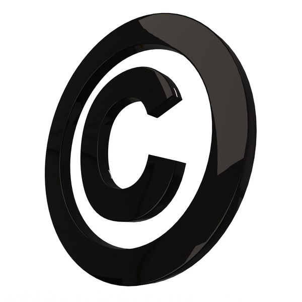 3D model Copyright Icon - TurboSquid 1855623