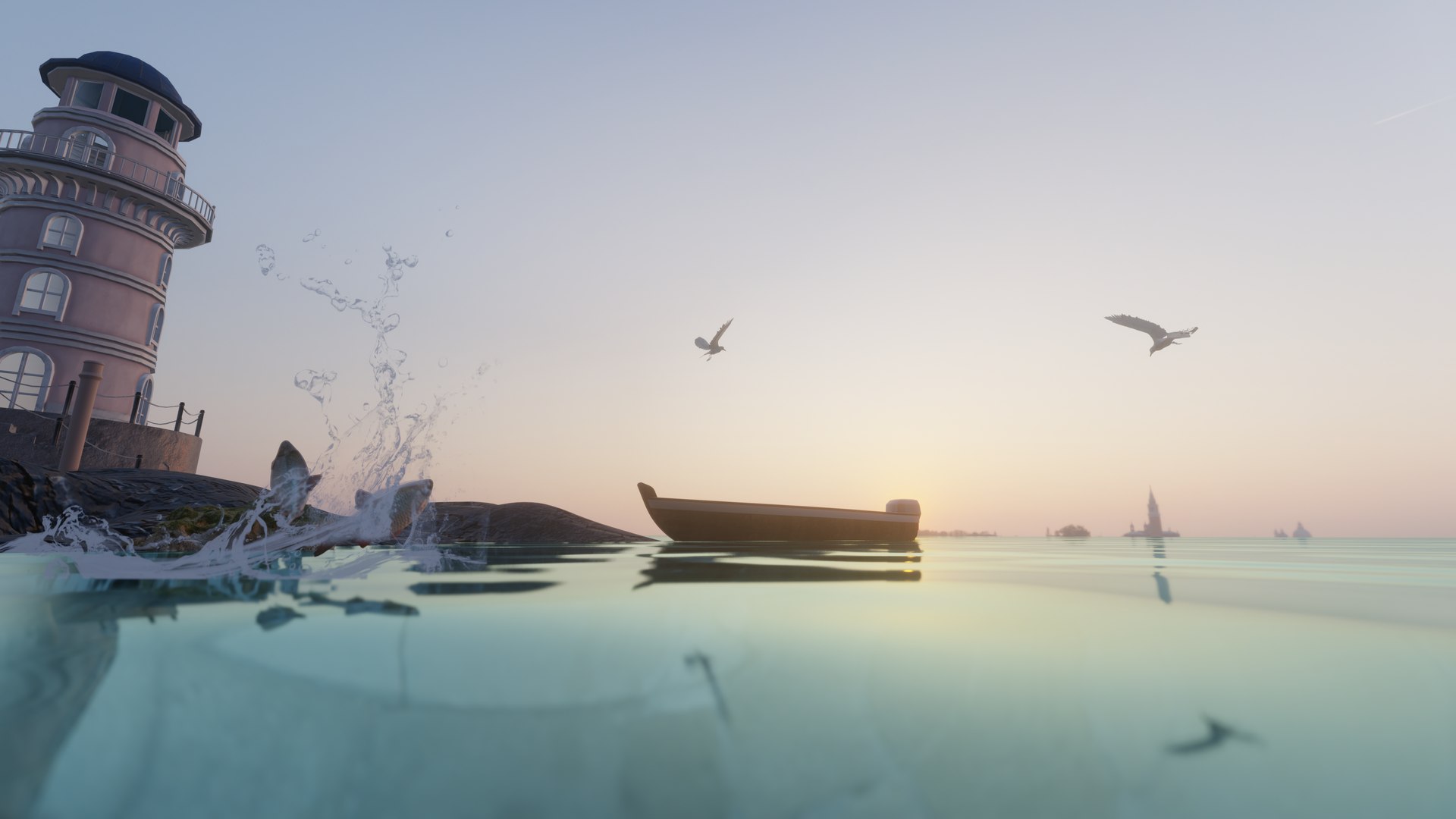 3D Lighthouse Portside - TurboSquid 1864313