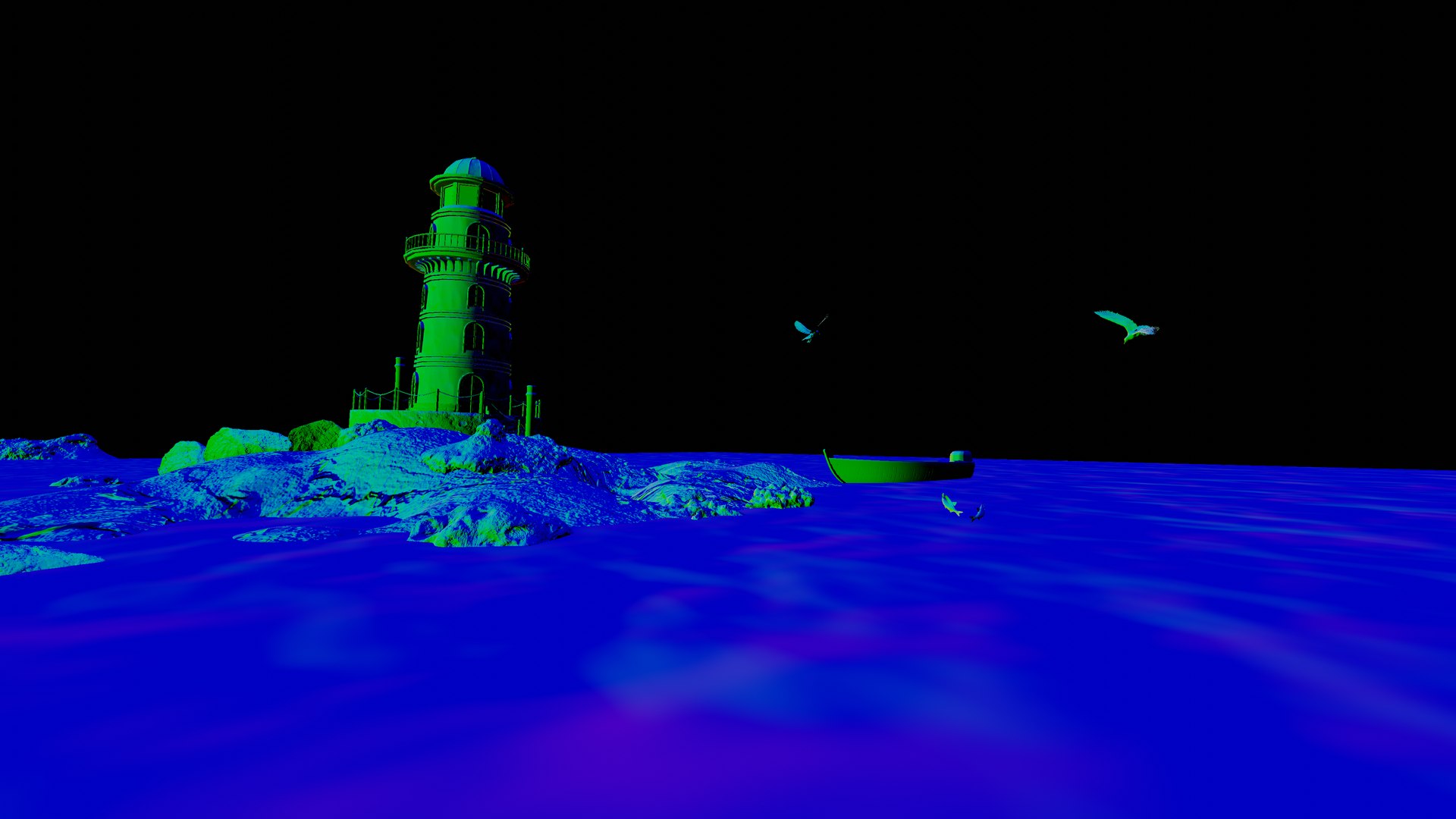 3D Lighthouse Portside - TurboSquid 1864313