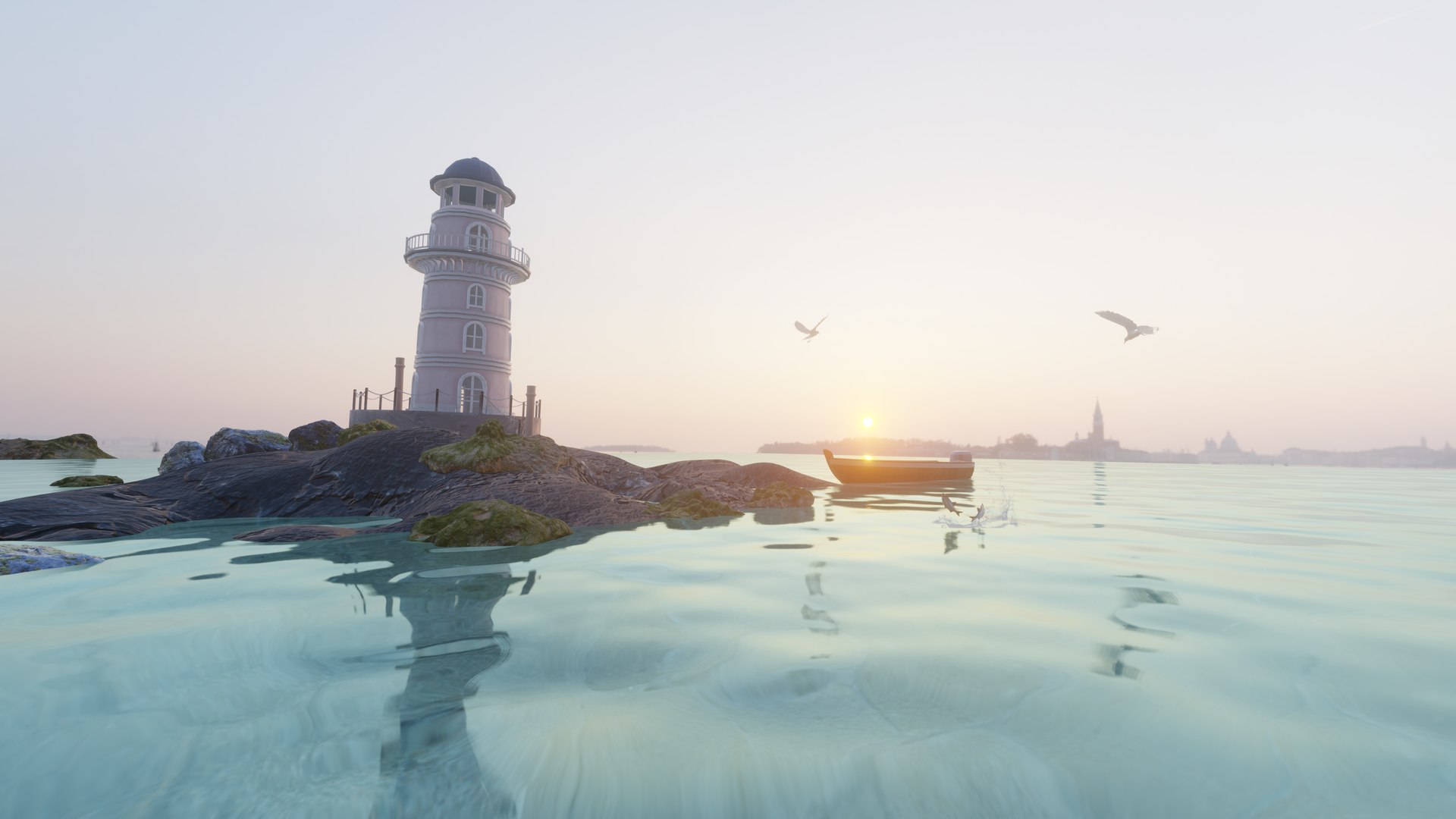 3D Lighthouse Portside - TurboSquid 1864313