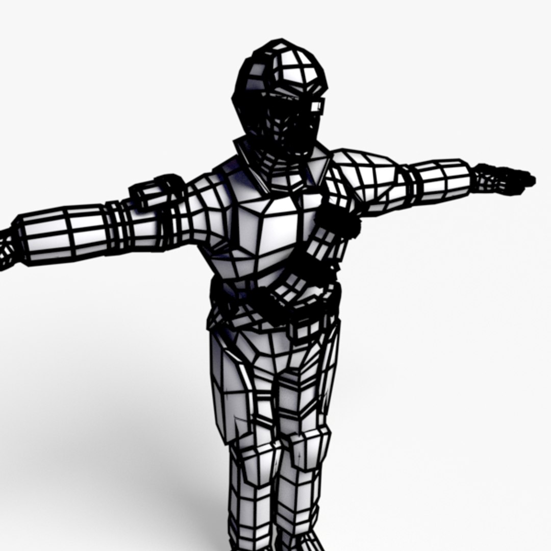 Modern Soldier 3d Model