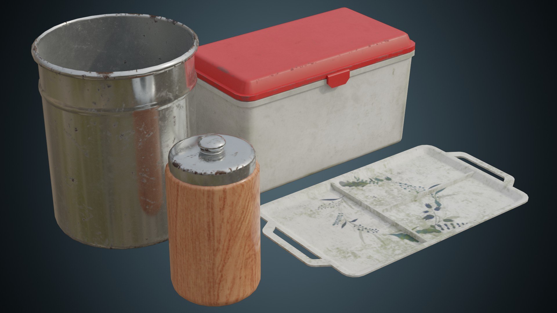 3D Model Medical Containers 1B - TurboSquid 2135471